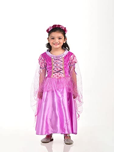 BookMyCostume German Princess Long Hair Fairytale Princess Kids Fancy ...