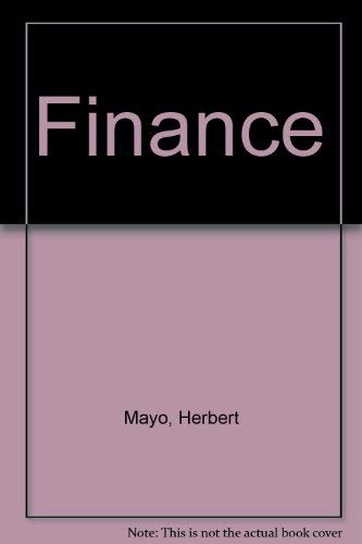 Amazon.com: Finance: 9780030595721: Mayo, Herbert B.: Books