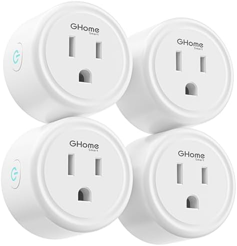 Smart Plug 2 Pack Wi-Fi Enabled Mini Smart Socket Compatible with ...