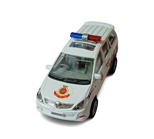 S.D.R.K Push Back Toyota Police Innova Car Toy,Car Model Showpiece ...