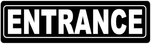 Amazon.com: Entrance Enter Office Door Sign Metal Business Retail Store ...