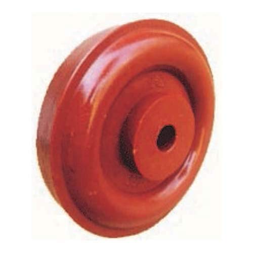 Super Plastic Round Trolley Wheel - Red (Size: 6 x 2 x 1) 4 Pcs ...