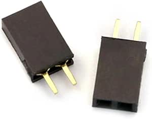 Amazon.com: V TELESKY 50PCS 2.54mm Pitch Single Row Female 2~13P PCB Socket Board Pin Header ...