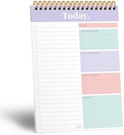 Amazon.com : Sweetzer & Orange Daily & Weekly To Do List Notepad – Undated Work Planner ...