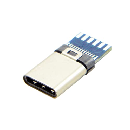 Cablecc 5set DIY 24pin USB 3.1 Type C USB-C Male Plug Connector SMT ...