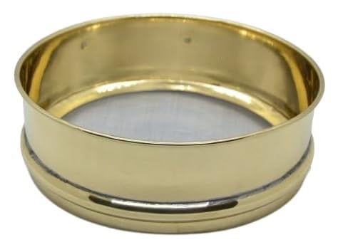 Test Sieve 150 micron stainless steel Mesh with Brass Frame, Brass ...