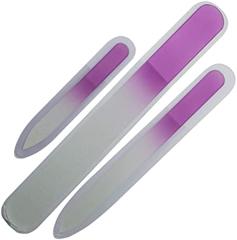 Amazon.com : P2P Nails Glass Fingernail Files with Case - Manicure Set ...