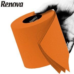 Renova Toilet Paper - Orange Tissue - 3 Roll Gift Tube : Amazon.co.uk ...
