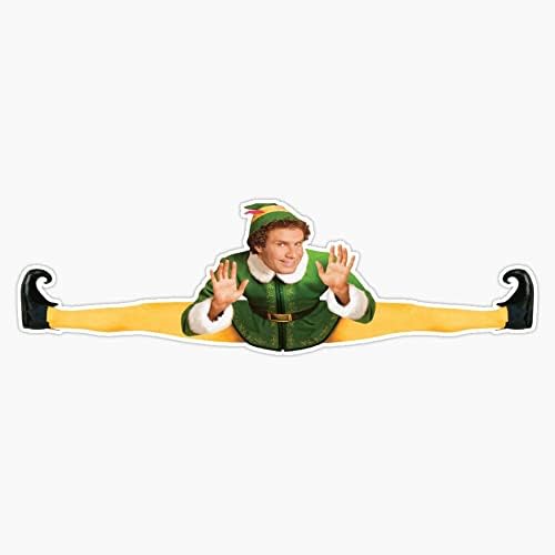 Amazon.com - Buddy The Elf in The Splits Sticker Bumper Sticker Vinyl ...