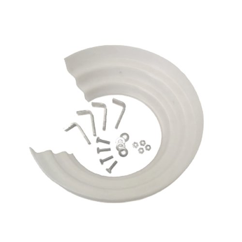 Amazon.com: J&D SA200 Splash Guard, White Poly, Fits Most 9" and 10 ...