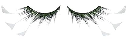 Amazon.com : Zinkcolor White Feather Tip False Eyelashes F157 Dance ...