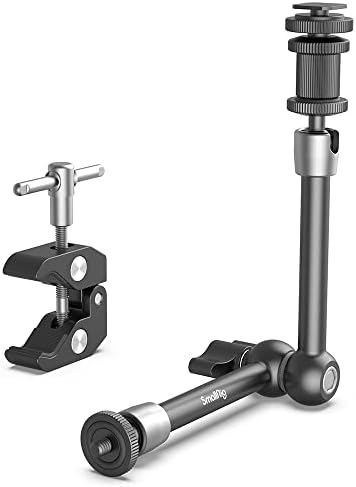 SmallRig Super Clamp and Magic Arm (11") with Cold Shoe Mount for ...