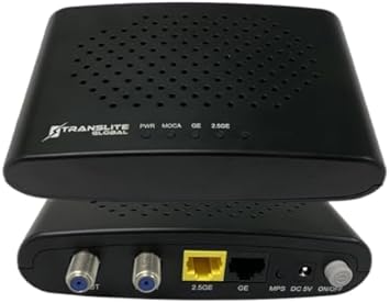 Amazon.co.jp: Translite Global MoCA 2.5 - イーサネットオーバー同軸アダプター 2つのイーサネット ...
