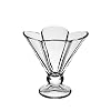 Buy Red-RubbyEuropean 120 ml Paris Ice Cream Bowl, Dessert Cup for ...