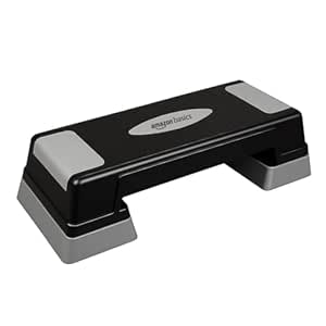 Buy Amazon Basics Aerobic Stepper, Adjustable Riser Height | for ...