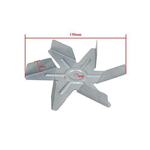 Oven Fan Blade Metal Fan Blade Replacement Stove Cooking Fan Blade ...
