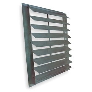 Dayton 18" Backdraft Damper / Wall Shutter, 18-1/2" x 18-1/2" Opening ...