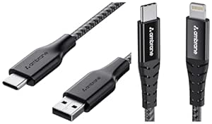 Ambrane 60W / 3A Fast Charging Type C Cable for Smartphones, Tablets ...