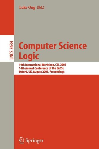 Computer Science Logic: Ong, Luke: 9783540814146: Amazon.com: Books