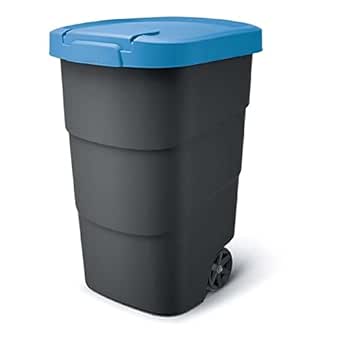 Keden Wheeler 110L Wheelie Bin Trash Can With Wheels And Lid Large ...