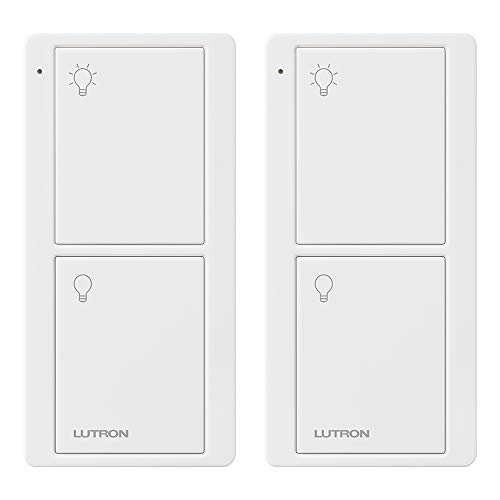 Snapklik.com : Lutron 2-Button Pico Smart Remote Control For Caseta Smart Switch, PJ2-2B-GWH-L01 ...