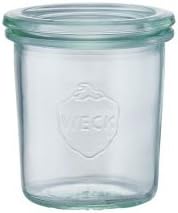 SET OF SIX 580ml Weck Jars. German Made Classic Design. Model 742 ...