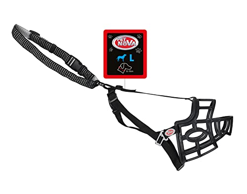 Plastic muzzle elastic muzzle 35cm plus collar 2cm: 31-55cm, MUZZLE ...