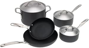 Simply Calphalon Nonstick Aluminum 8-Piece Cookware Set : Buy Online at ...