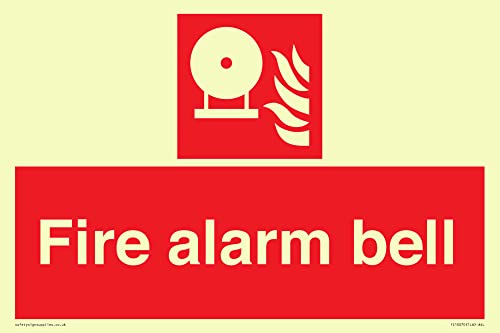 Fire alarm bell Sign – 300x200mm – A4L – BigaMart