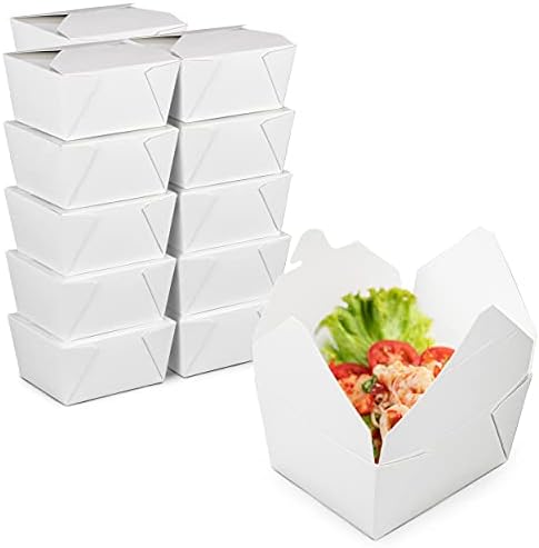 Amazon.com: 50 Pack 47 oz Large Takeout Food Container, Heavy-duty ...
