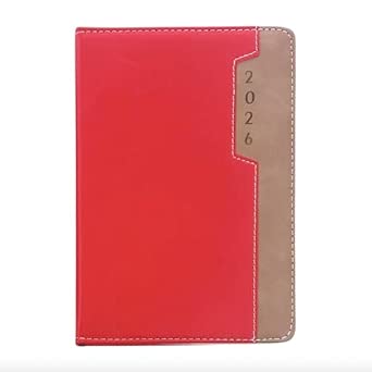 A5 Two-Tone 2026 Diary & Planner (Red) : Amazon.co.za: Office Products