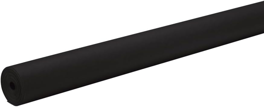 Amazon.com: Papersaurus Black Kraft Paper Roll - Black Wrapping Paper ...