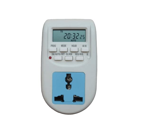 Socket Type Digital Programmable Plastic Electronic Timer : Amazon.in ...