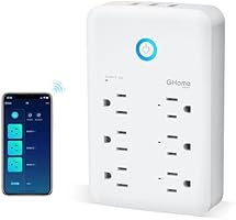 Amazon.com: GHome Smart Plug Outlet Extender, USB Wall Charger with 3 Individual Smart Outlets ...
