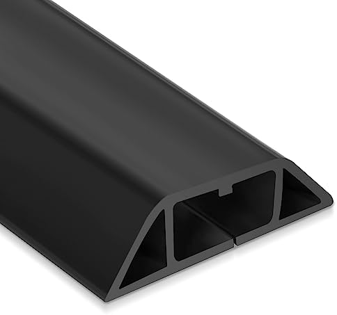 Floor Cable Cover, 10FT Extension Cord Covers, 3 Channels Floor Cable ...