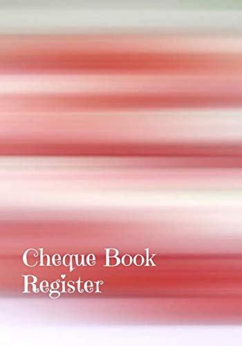Cheque Book Register: Checkbook transaction balance logbook (Account ...