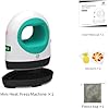 Amazon.com: Easy Count E Mini Heat Press Machine, Heat Press Easy for Crafts, T-Shirt, Hats ...
