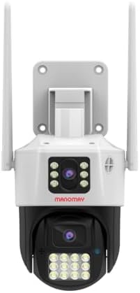 Buy HIFOCUS 4G SIM Based 4MP Dual Lens Outdoor 10x PTZ Security Camera ...