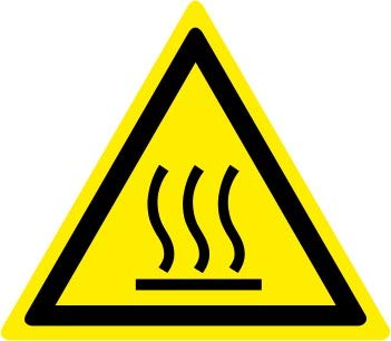 Etichetta adesiva pittogramma segnale di pericolo "Pericolo superficie ...