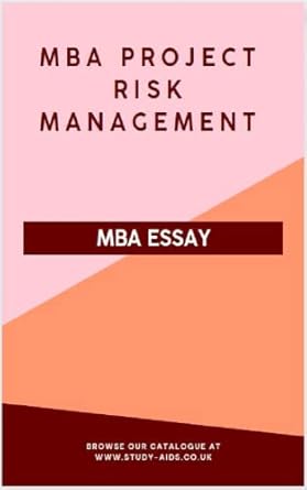 MBA Project Risk Management: MBA Project Risk Management University ...
