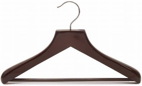 Amazon.com: Only Hangers Petite Size Wooden Suit Hangers, Walnut Finish ...