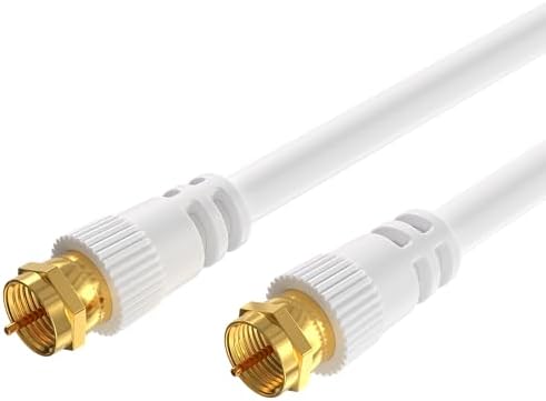 Amazon.com: Cables Direct Online 3 feet White RG6 Coax Cable F Pin ...
