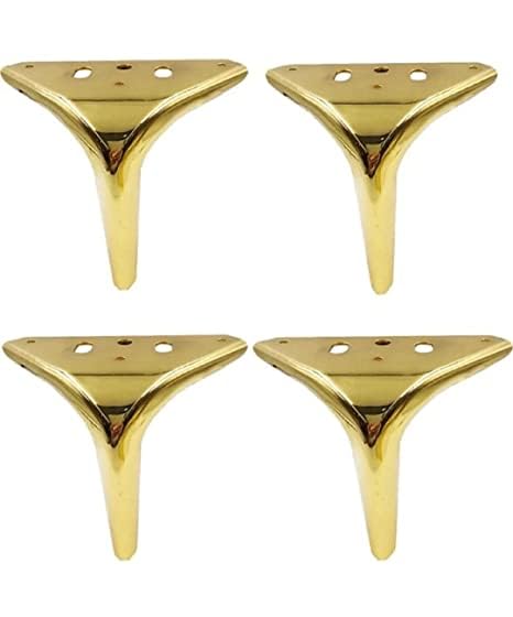 VEEOMI Modern Exclusive Sofa Leg 5 inch 5" 12 Cms Gold Finish Heavy ...