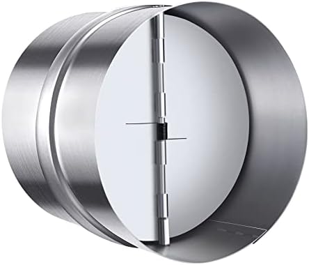 Amazon.com: 8 Inch Backdraft Damper Back Draft Vent Duct Shutter ...