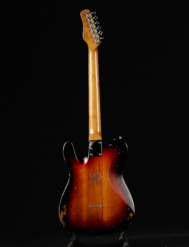 Snapklik.com : Relic Electric Guitar, Mahogany Body, Carbonized Maple ...
