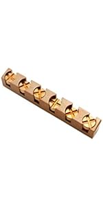 Amazon.com: Guyker Guitar 42mm Adjustable Brass Nut - Height Bell Nuts ...