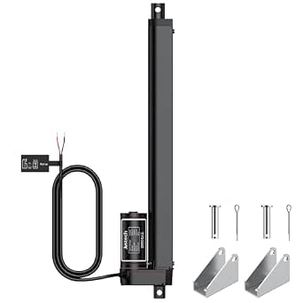 Justech 330LBS/1500N-12inch/300mm 12V Linear Actuator, Heavy Duty ...