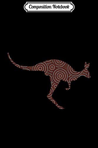 Composition Notebook: Australian Aboriginal Kangaroo Souvenir Gift ...