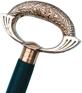 Amazon.com: Battle Armour Elegant Curved Oval Style Gold Brass Handle ...