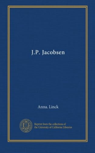 Amazon.com: J.P. Jacobsen (Danish Edition): Linck, Anna.: Books
